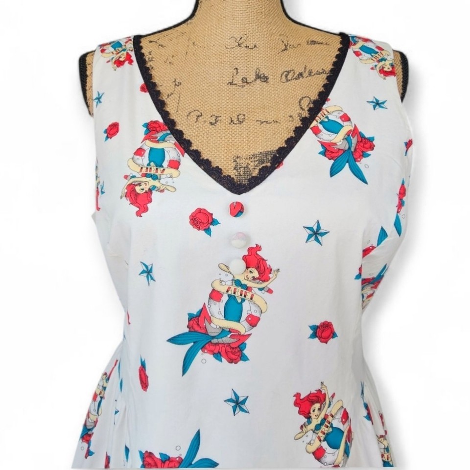 Disney The Little Mermaid Ariel Fit & Flare Dress, Size XL | eBay