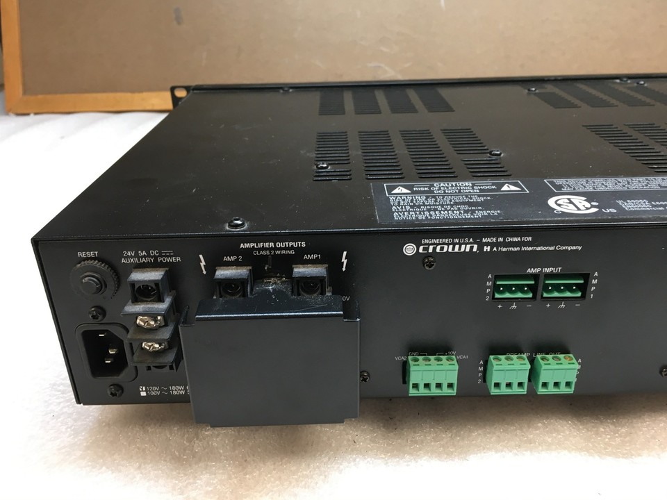 Crown 280A / 2 Channel Stereo Integrated Preamp Power Amplifier | eBay