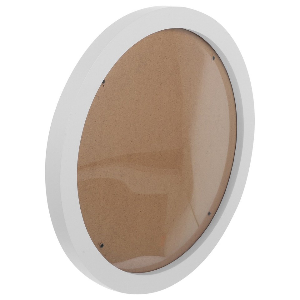 Circle Picture Frame Circular Frames Large Wooden Round Photo | eBay ...