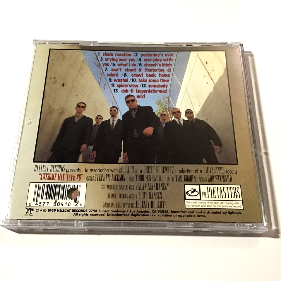 The Pietasters - Awesome Mix Tape #6 (CD, 1999) Reggae, Ska, Virgin ...
