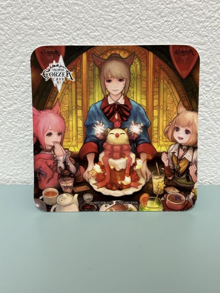 Final Fantasy XIV Grahatia Coaster Eorzea Cafe Waterproof Drop ...