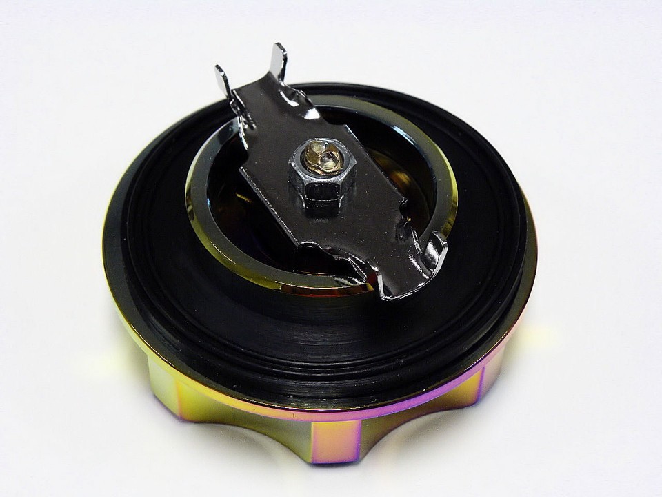 MITSUBISHI MOTORS ENGINE BILLET ALUMINUM NEO CHROME VALVE COVER CAP OIL ...