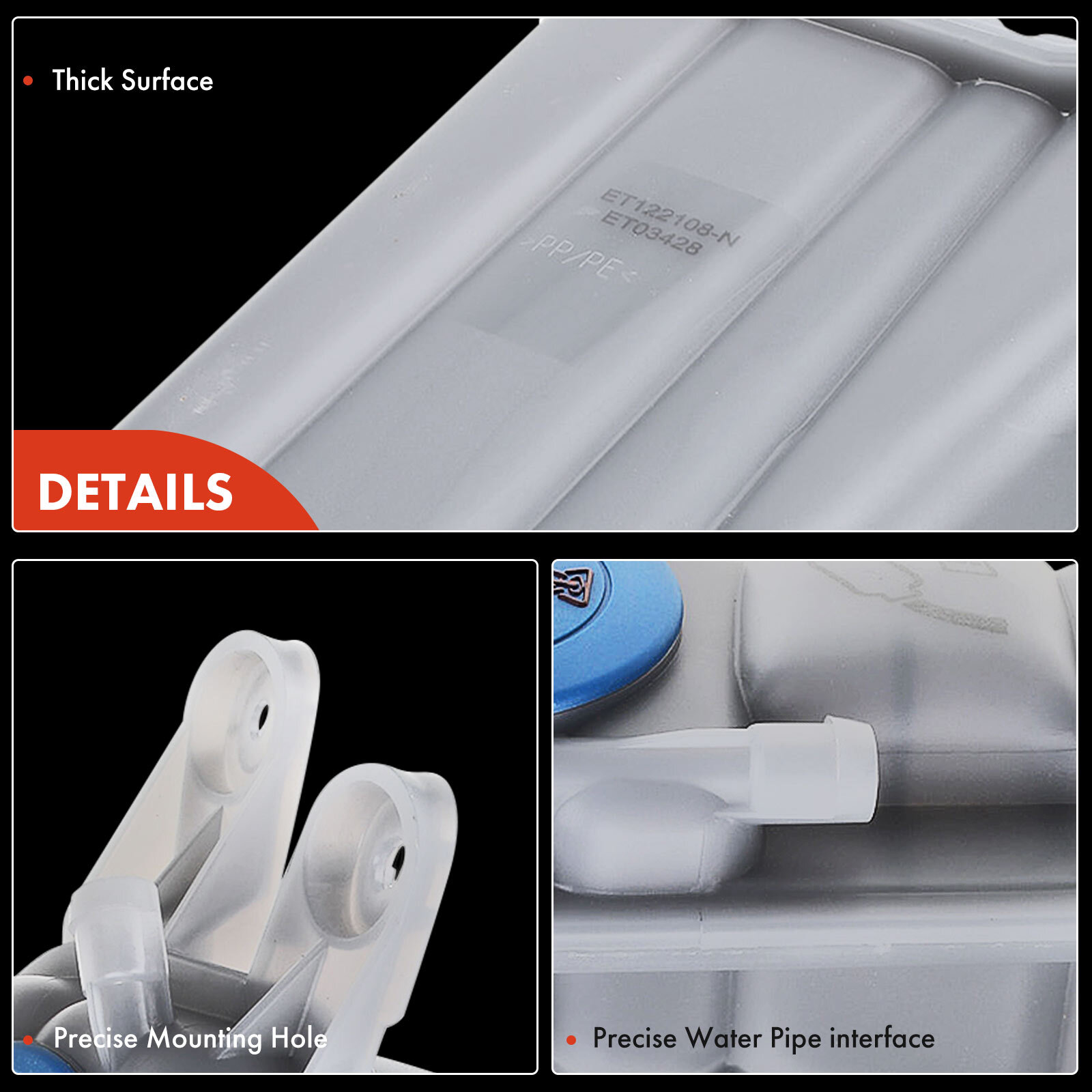 Coolant Expansion Tank for Audi A4 A5 Q5 S5 SQ5 B8 8K2 8F7 8T3 8TA 8RB ...