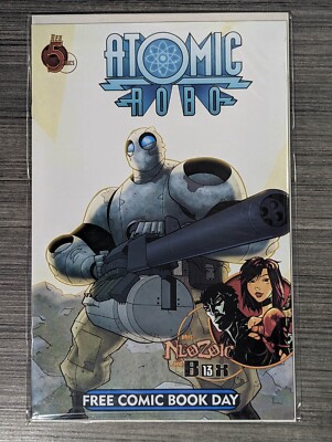 Atomic Robo FCBD 2010 Scott Wegener Cover Brian Clevinger Neozoic Red 5 ...