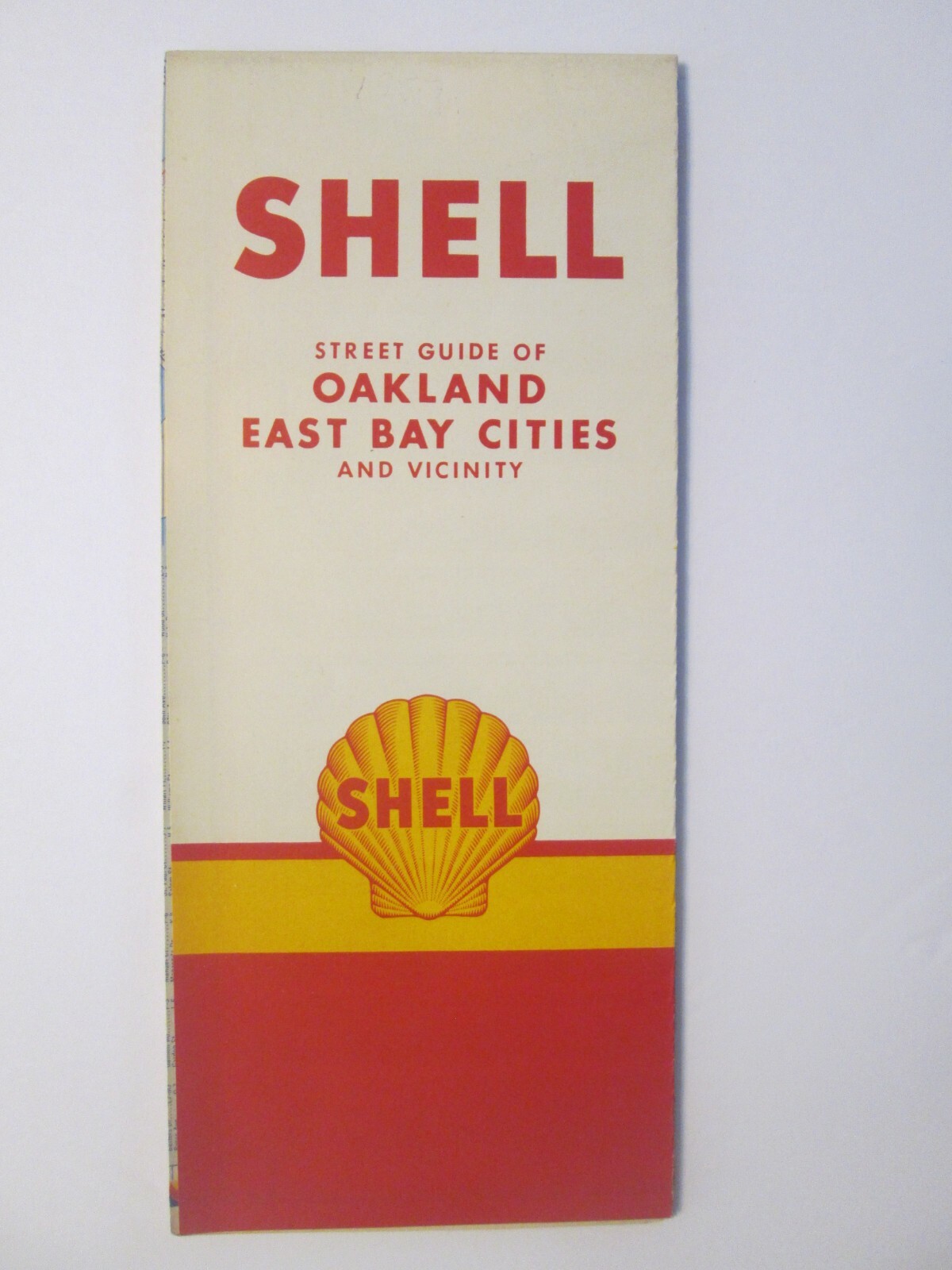Shell Map of Oakland California East Bay Cites 1957 | eBay