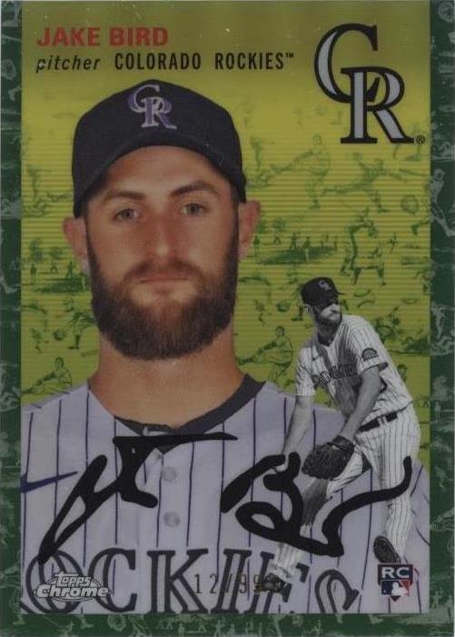 2023 Topps Chrome Platinum Anniversary - Jake Bird #114 Platinum Toile ...