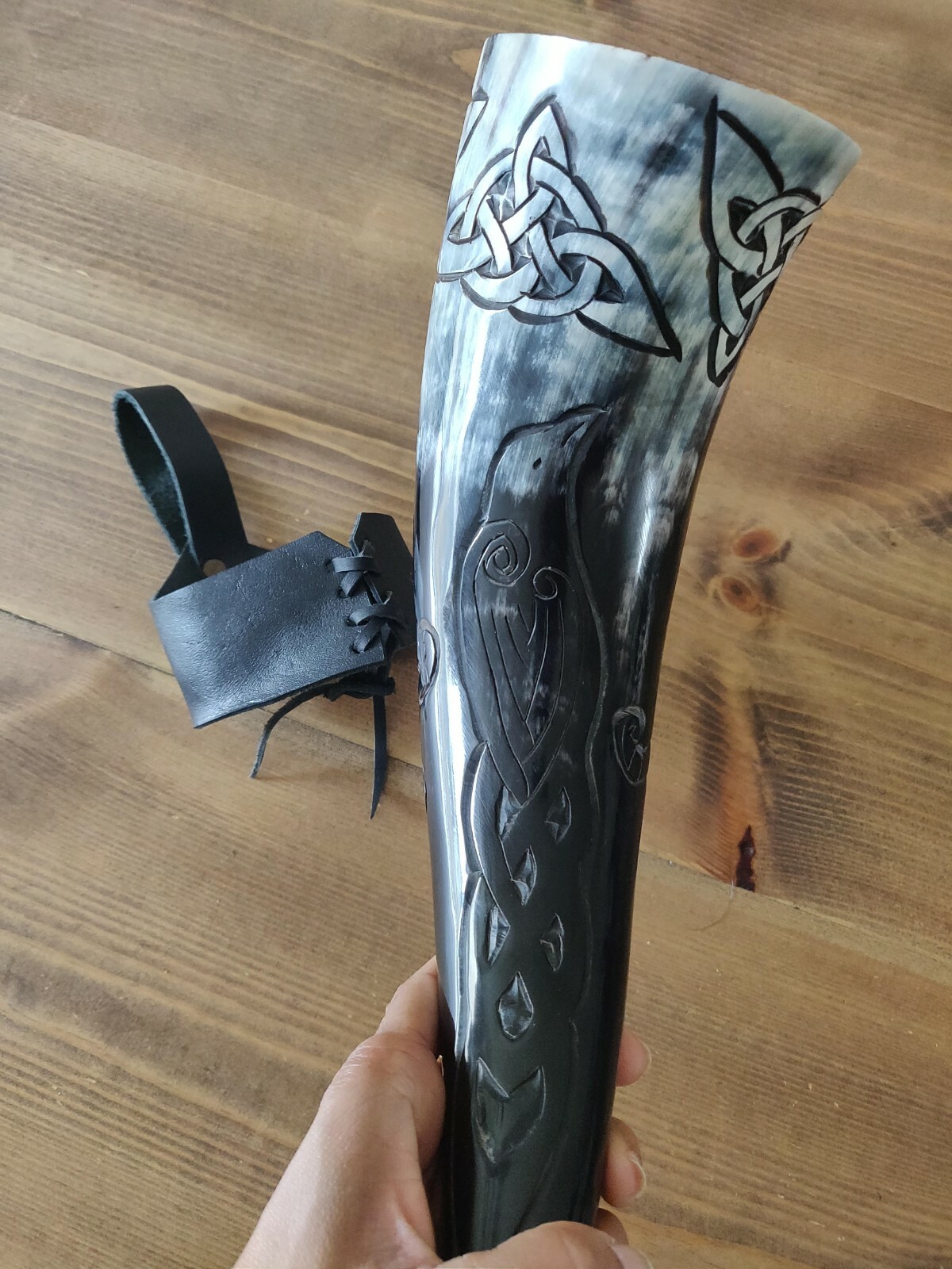 Scratch and Dent - Handmade Real Horn Mugs/Cups, Viking Drinking Horns ...