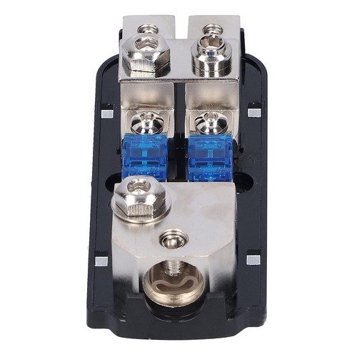 2 Way Fuse Holder Box 1 In 2 Out Distribution Block For Car Yacht Boat ...