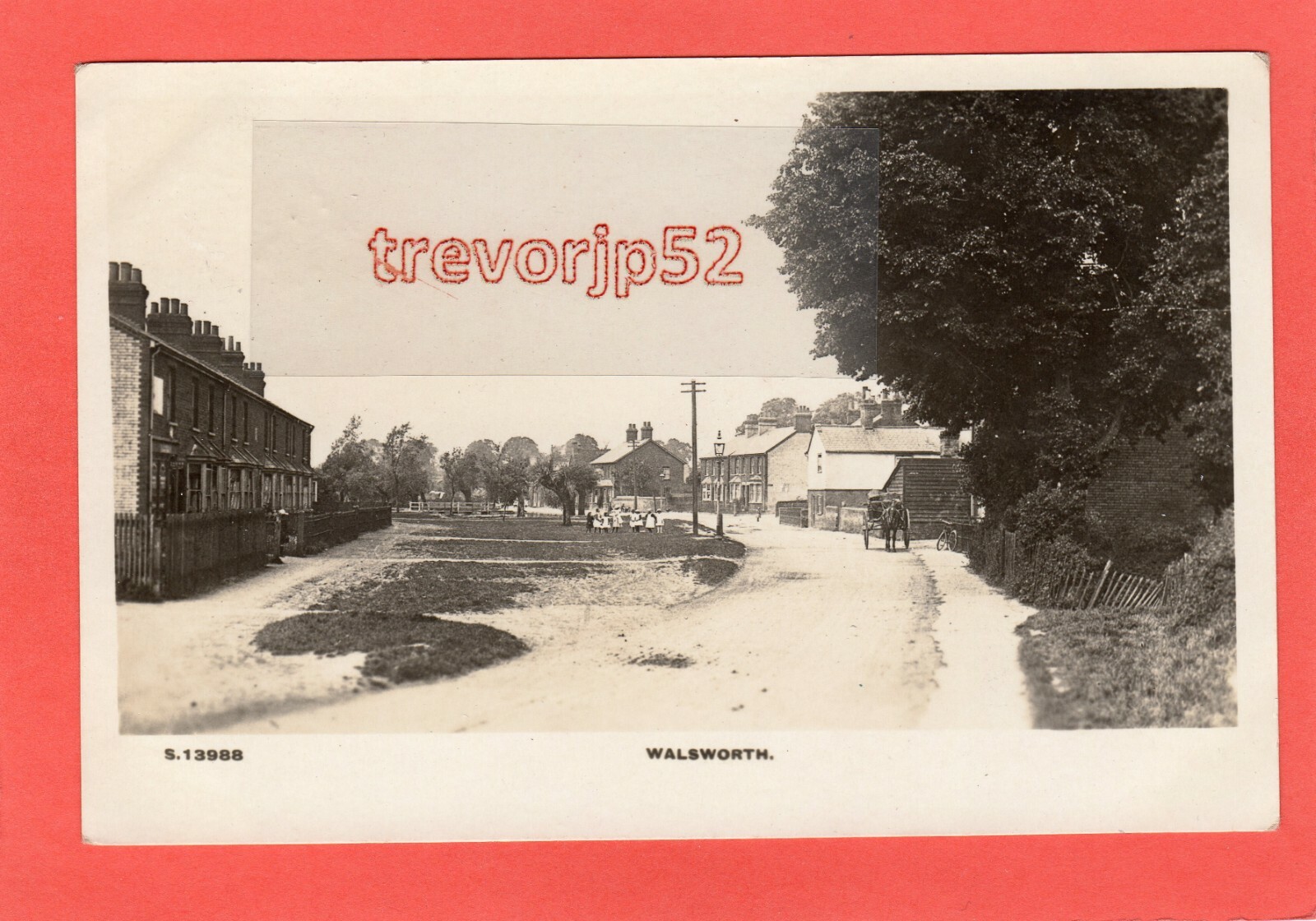 Walsworth Nr Hitchin Hertfordshire RP pc used 1920 WHS Kingsway Ref ...