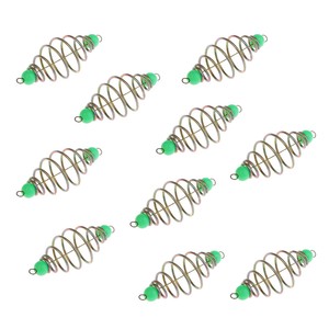 10pcs Carp Spring Inline Fishing Feeder Coarse Fishing Baits Cage | eBay