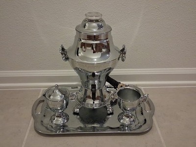 Vintage United Coffee Maker Percolator 20 Cup Set with Tray+ USA Made ...