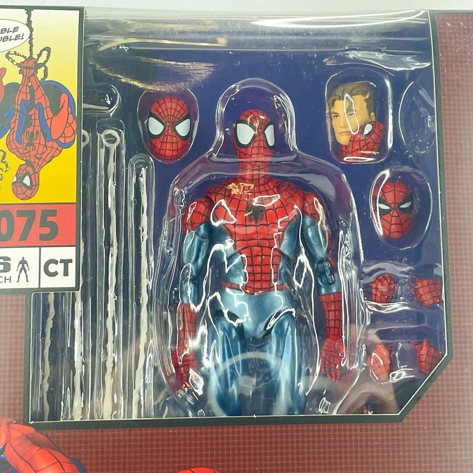 Spider-Man Comic Version Spiderman 6" Action Figure CT Toys #075 New | eBay