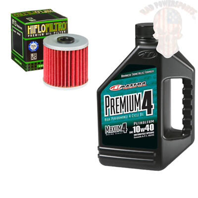 10W-40 Oil Change Kit For 2001 Kawasaki KEF 300 Lakota Sport SRA | eBay