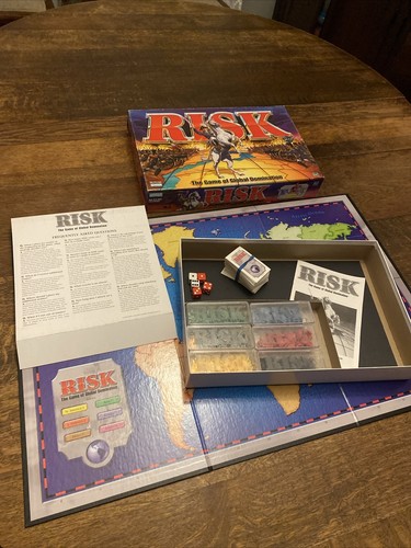 Vintage RISK Board Game Global Domination Parker Brothers 1998 Complete ...