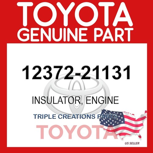 Genuine Toyota 12372-21131 INS, ENG. MOUNTING, LH 1237221131 OEM | eBay