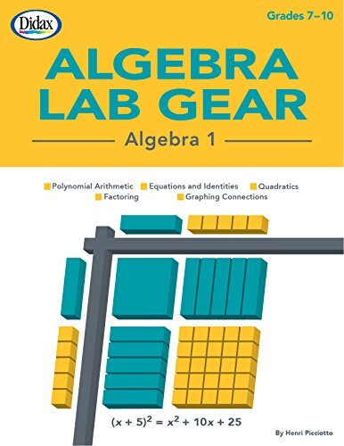 ALGEBRA LAB GEAR: ALGEBRA 1 (GRADES 7-10) By Henri Picciotto 1583246762 | eBay