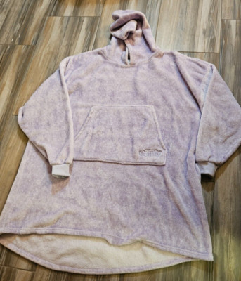 Womans oversized Comfy lilac fleece coverup 11.5 one size | eBay