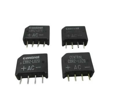 4pcs Central CBR2-L020 Bridge Rectifier | eBay