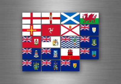 Flag sheet sticker labels country subdivisions states province united ...