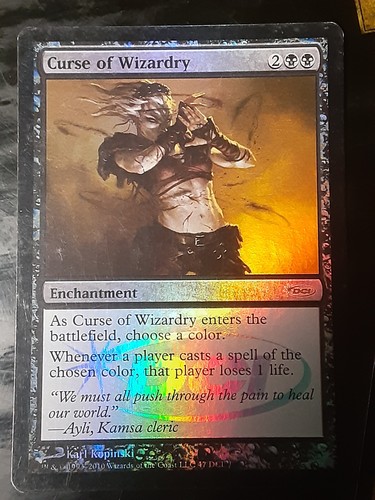 Curse of Wizardry Arena Promo FOIL , AP , Light play , MTG, FREE SHIPPING | eBay