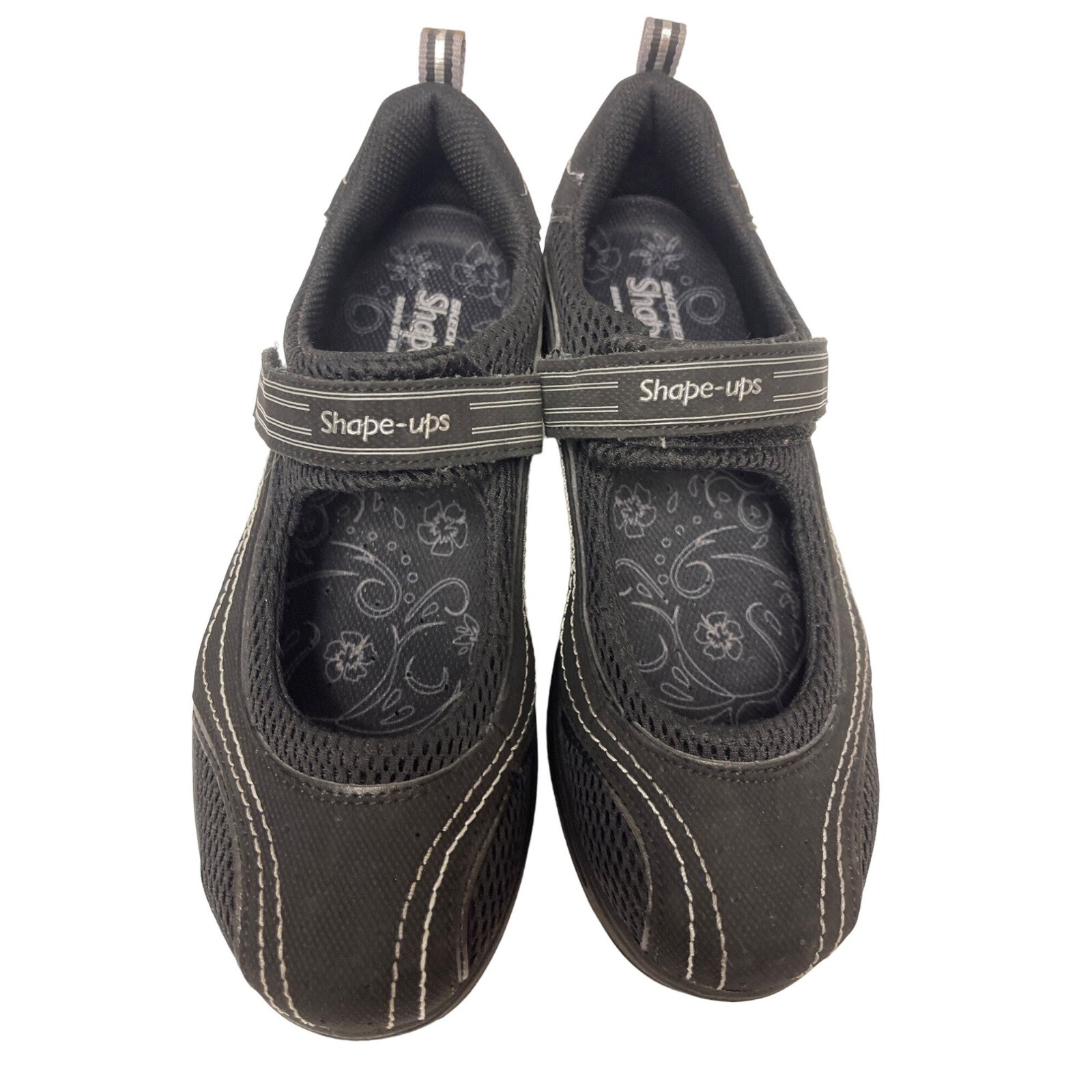 Skechers Shape Up Black Mary Jane Toning Walking Wome… - Gem