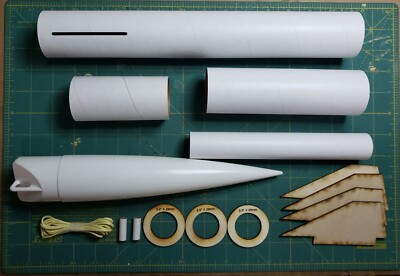 Cumulus - Bad Boy Rocketry Pro Series II Style Rocket Kit 2" dia, 29mm ...