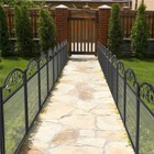 5pcs Metal Garden Fence Decorative Fencing Panel Outdoor Garden Entry ...