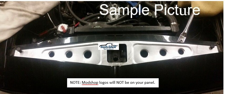 67-69 Chevy Camaro Radiator Filler Panel with Round Dimple Die Holes ...