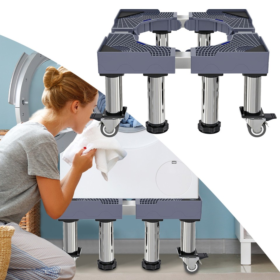 Stainless Steel Washer Pedestal Dryer Stand Pedestal Washing Machine ...