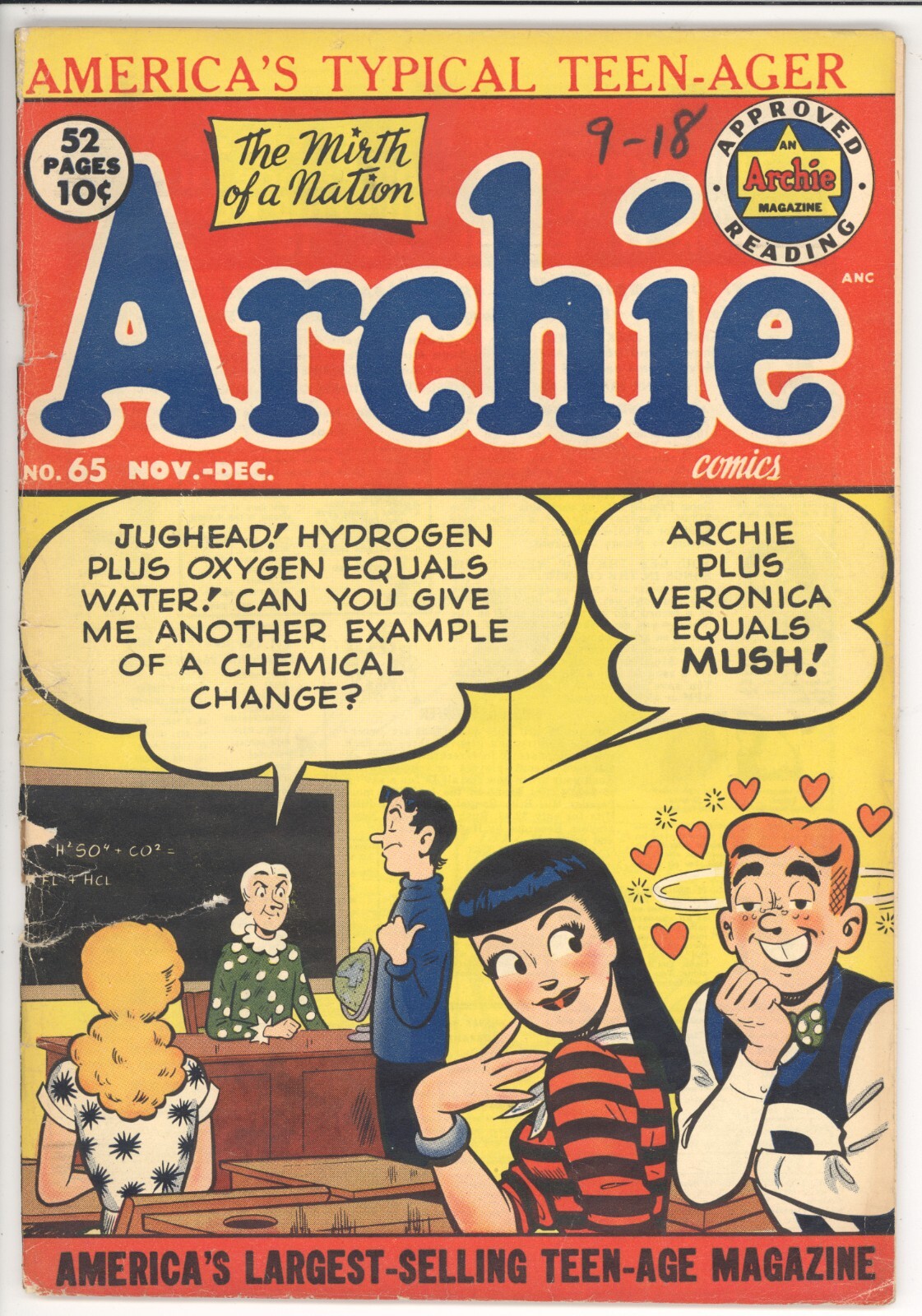 ARCHIE COMICS 65 VG-/3.5 - Affordable early issue from 1953! | eBay
