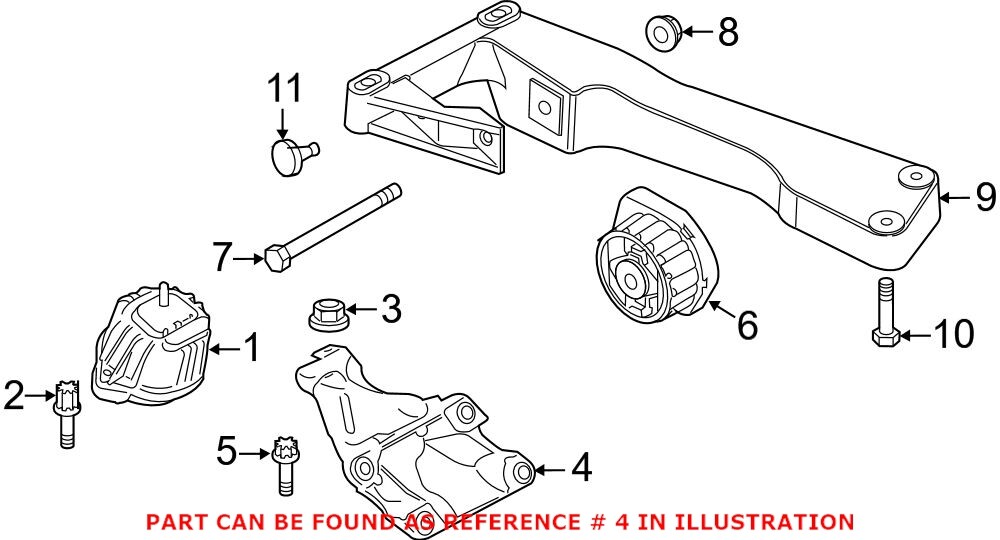 Genuine OEM Engine Mount Bracket for BMW 22116784823 for sale online | eBay