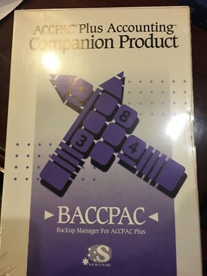 ACCPAC Plus Accounting Companion Product BACCPAC Shrink Wrapped | eBay