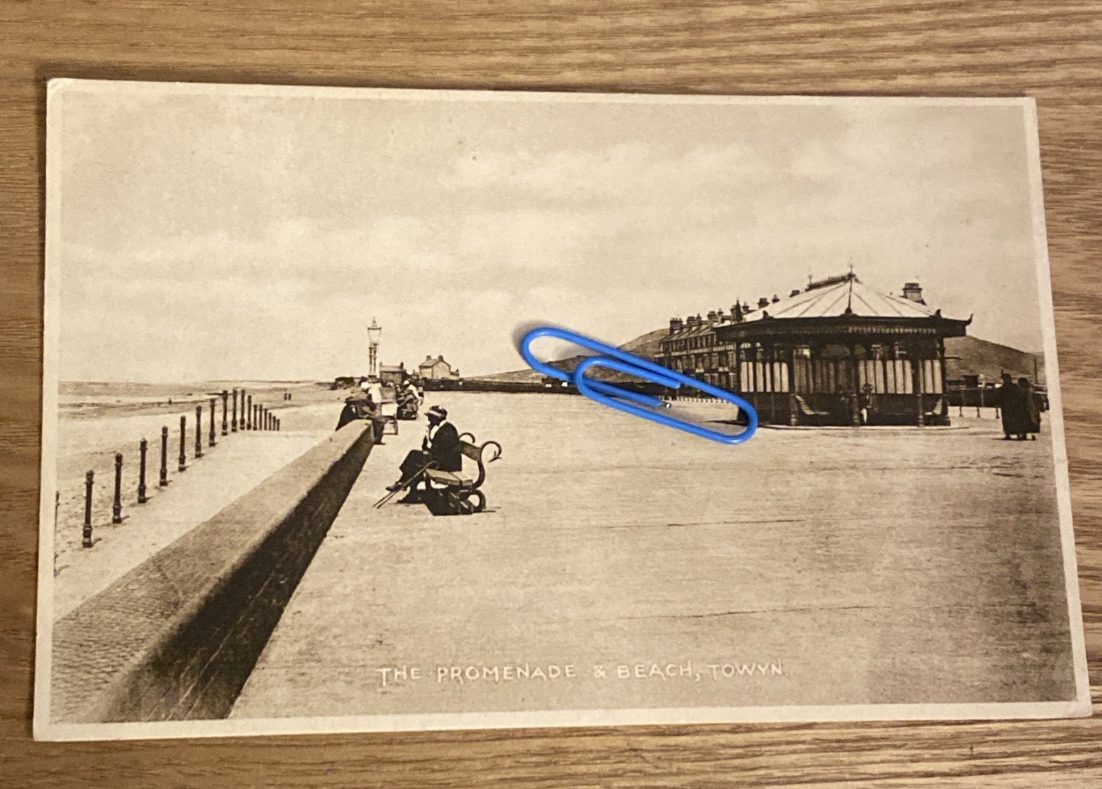 The Promenade & Beach, Towyn. Animated View Unposed | eBay UK