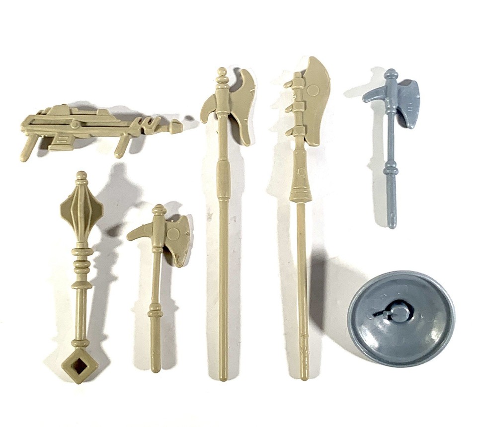 7 Weapons Castle Grayskull Weapons Rack MOTU He-Man Vintage Lot ...