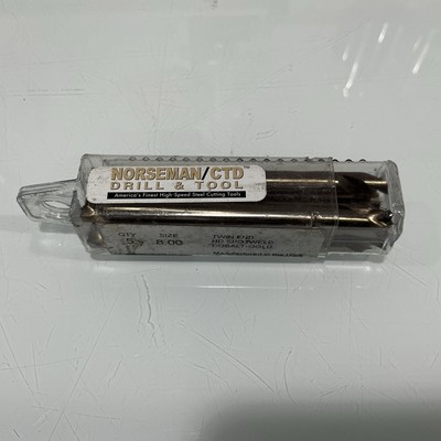 Norseman/CTD Drill and Tool 37670 Twin End, Cobalt Gold, Sz 8.0 Drill ...