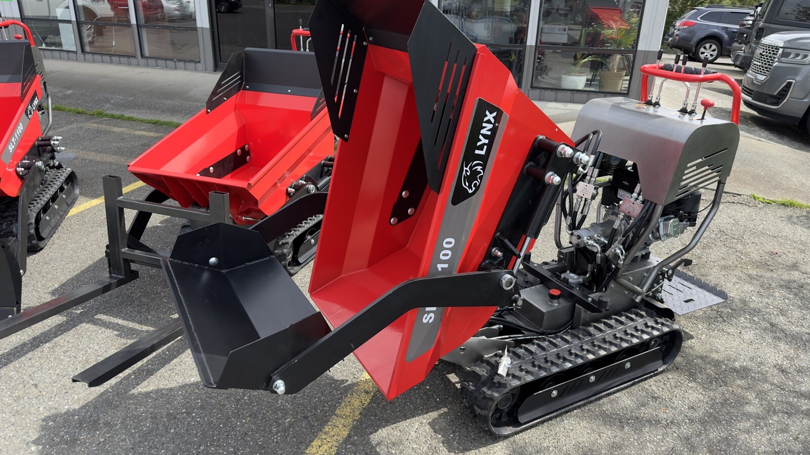 LYNX SLT-1100 PRO HYDRAULIC MINI DUMPER, TRACK WHEELBARROW SELF LOADER ...
