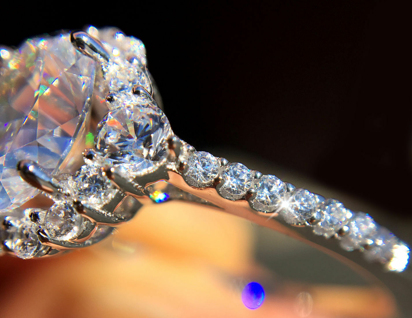 Women Wedding 935 Silver Ring With White 3.30CT Oval & Round Simulated ...