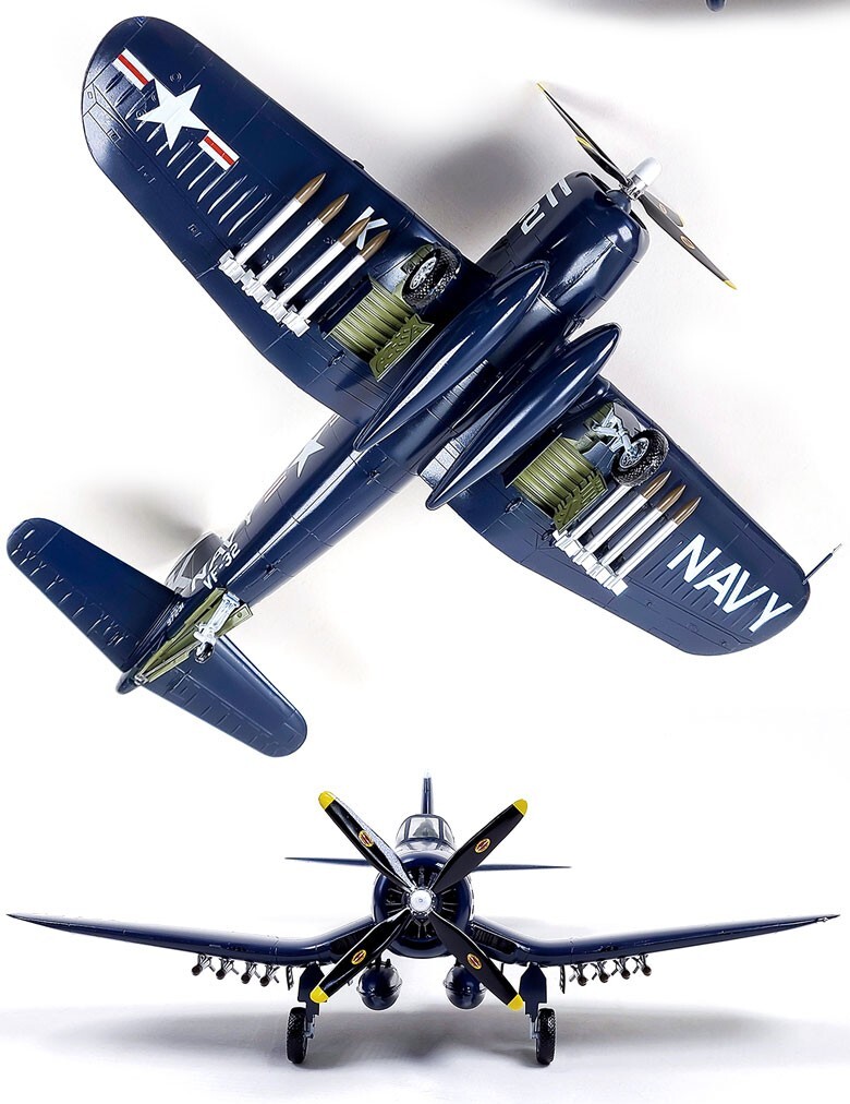 Academy 1/48 USN F4U-4 "Battle Of Jangjin Reservoir" Corsair Model kit ...