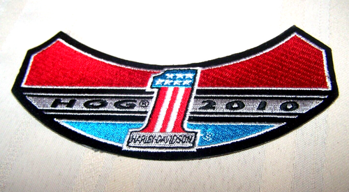 2010 HOG Patch Harley Davidson Owners Group Vest Jacket Rocker New | eBay