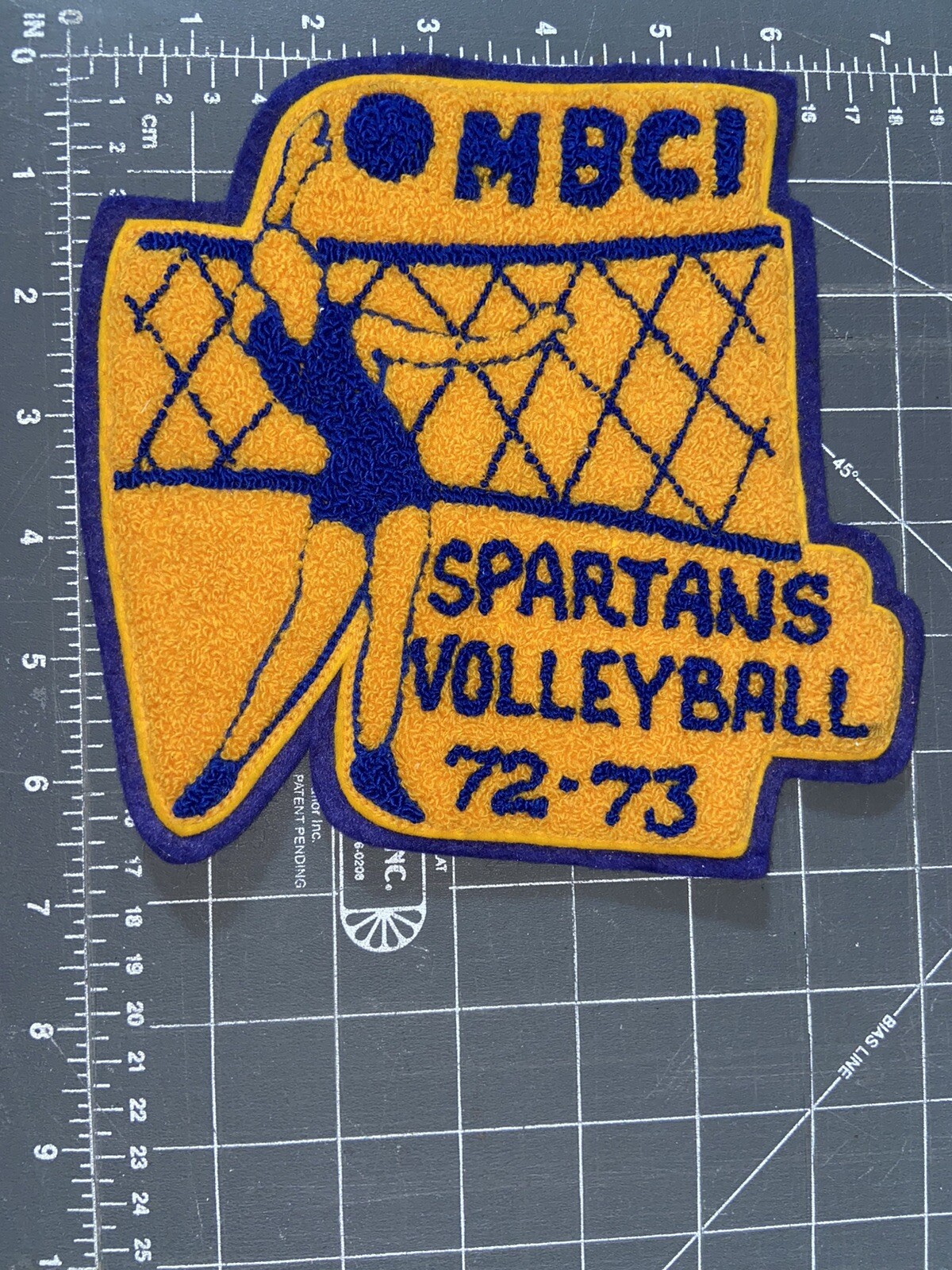 MBCI Margaret Barbour Collegiate Institute Spartans Volleyball Chenille ...