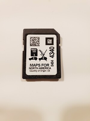 2018-2022 GM GMC CADILLAC NAVIGATION SD CARD 8484 4340 FACTORY GM OEM ...