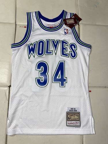 Minnesota Timberwolves JR Isaiah Rider #34 Mitchell Ness 1995-96 ...
