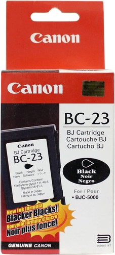 Genuine Canon BC-23 Black Ink Cartridge (BJC-5000 & BJC-5100) *FREE ...