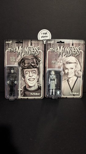 Super 7 - The Munsters - LOT OF 2 - Marilyn & Hot Rod Herman - Black ...