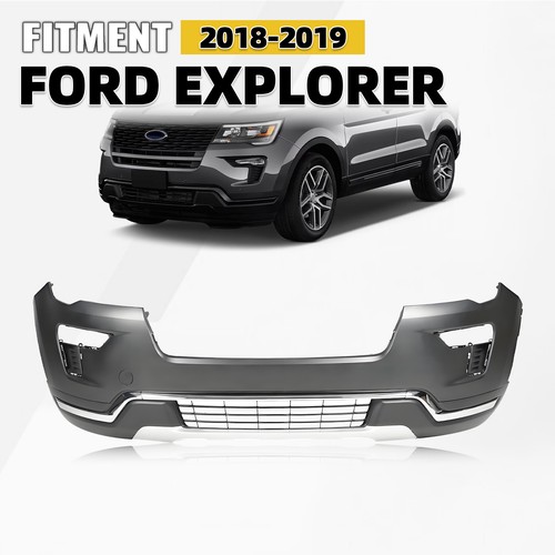 For 2018-2019 Ford Explorer Front Bumper Cover Assembly Kit w/o ...