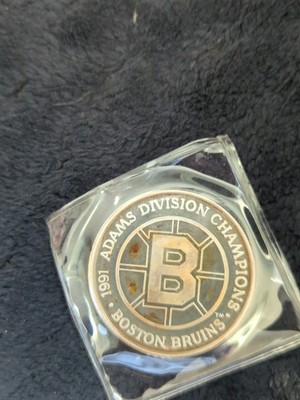 1991 Boston Bruins Adams Division Champs 1 oz .999 Silver Coin Limited ...