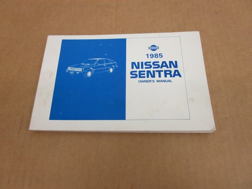 1985 Nissan Sentra owners manual ORIGINAL literature guide book | eBay