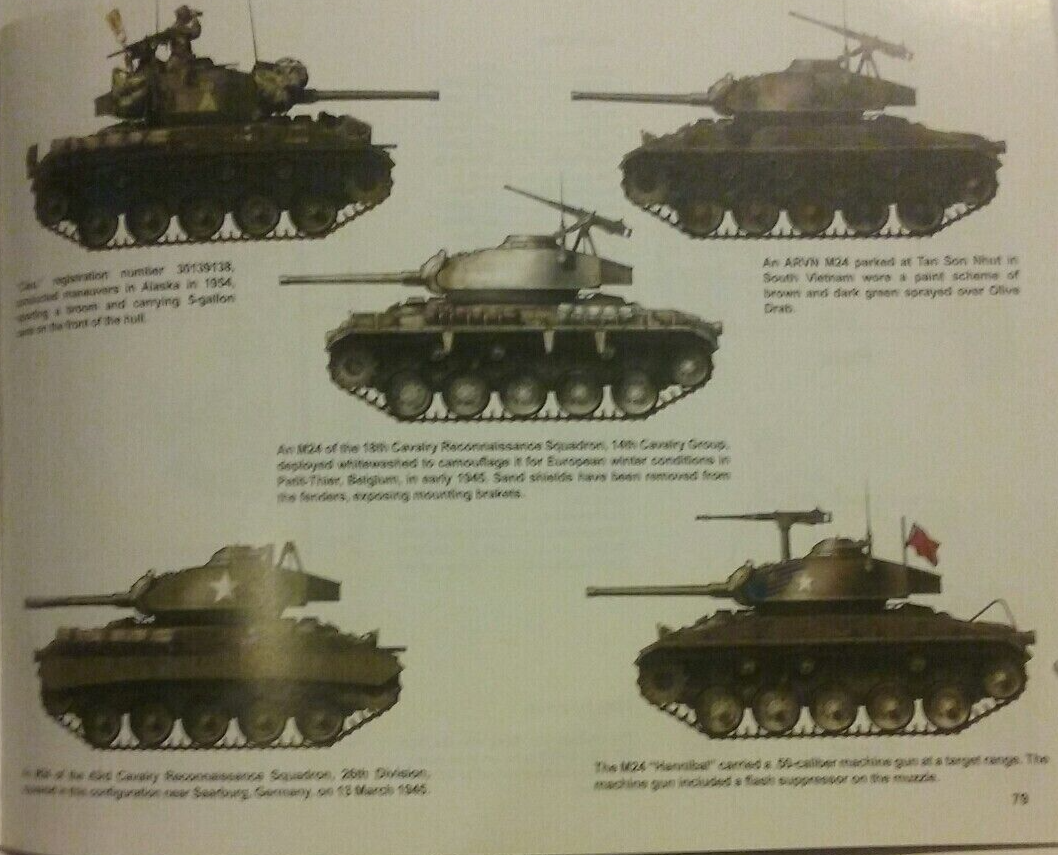 M24 CHAFFEE TANK WALK AROUND Book By David Doyle WW2 US Army Tanks ...