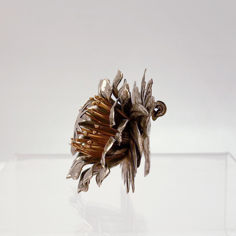 Larger Retro Hawaiian Honolulu Sterling Silver Floy Mercer Flower ...