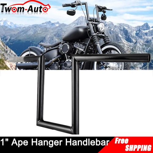 10.5" Rise Z-Bars 1" Handlebars For Harley Sportster XL883 XL1200 ...
